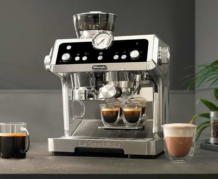 מכונת קפה ידנית חכמה DeLonghi EC9355.M 1450W - שנתיים אחריות ע י היבואן ...