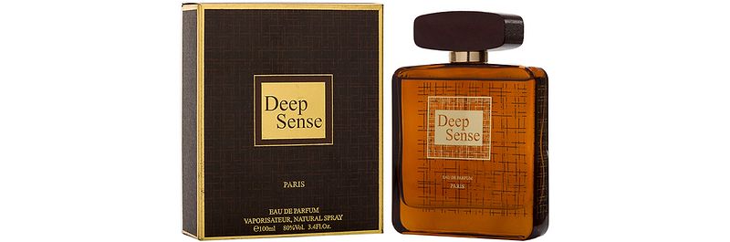מחסני חשמל - בושם לגבר דיפ סנס Deep Sense Paris Eau De Parfum E.D.P 100ml