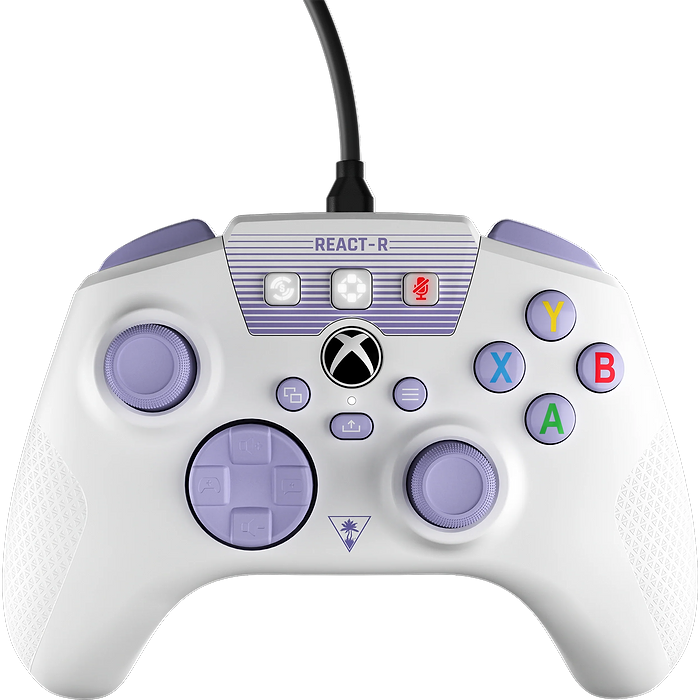 בקר חוטי Turtle Beach React-R למחשב ול-Xbox Series X/S/One - צבע לבן ...