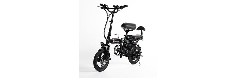 אופניים חשמליים מתקפלים Quicker Mini 14 עם סוללה 48V/10Ah - צבע שחור ...