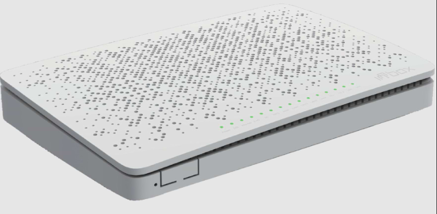 ראוטר עם חיבור סיב אופטי Iskratel Innbox U92 SFP - צבע לבן שנה אחריות ע ...