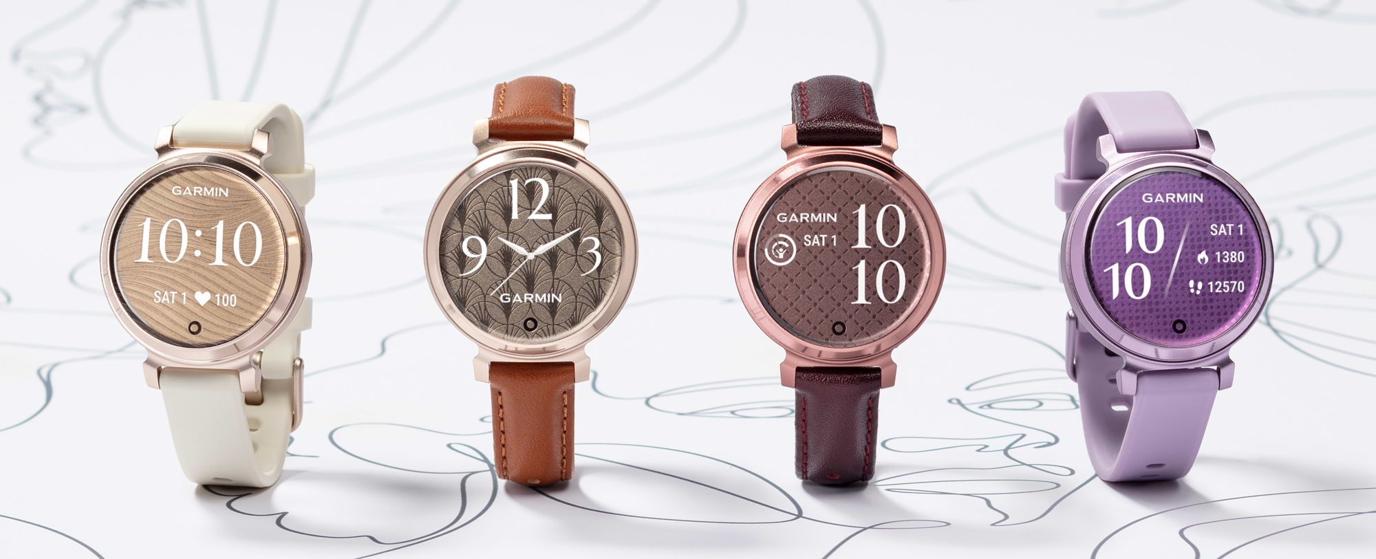 שעון חכם Garmin Lily 2 35.4mm - צבע סגול לילך שנתיים אחריות ע י היבואן ...