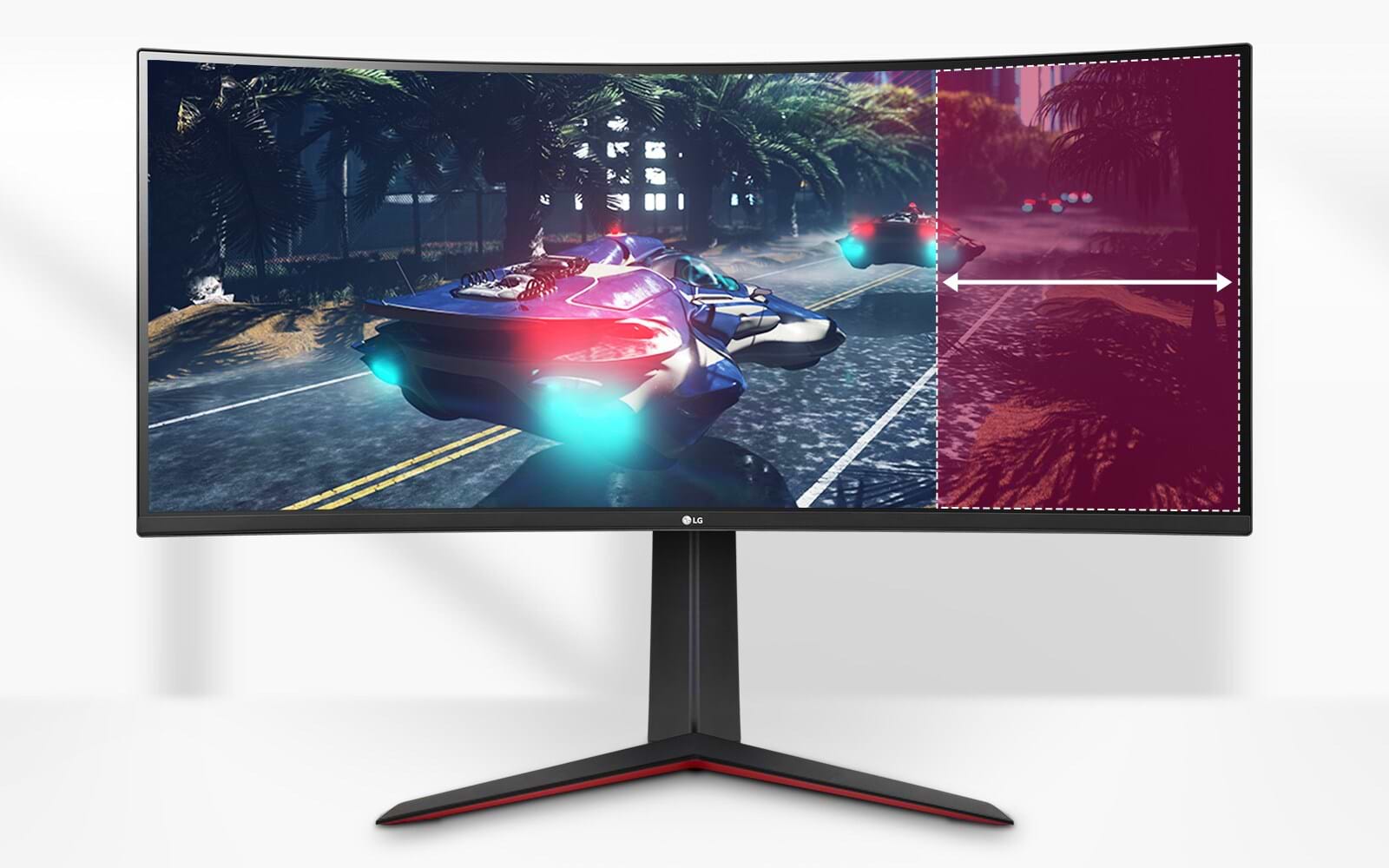 מסך מחשב גיימינג קעור 34'' LG UltraGear 34GP63AP-B FreeSync Premium VA ...