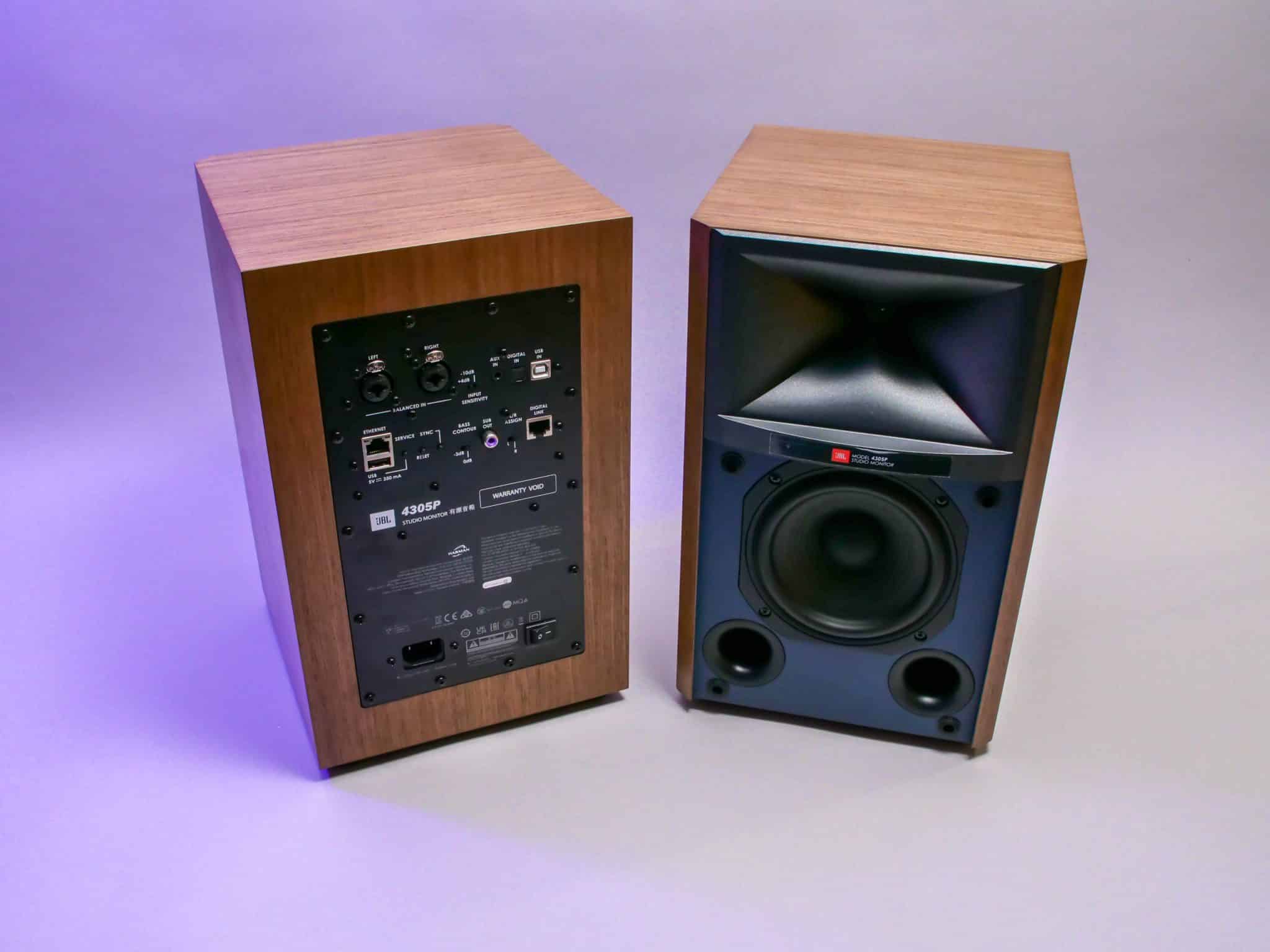 מוניטורים אולפניים JBL 4305P Hi-Fi Studio Monitor 2x150W AIO - צבע שחור ...