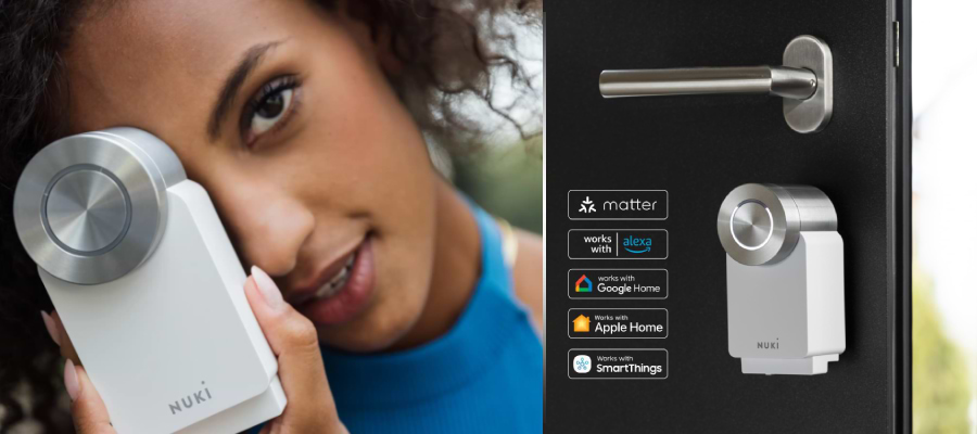 מנעול חכם Nuki Smart Lock Pro 4th Gen - צבע שחור שנה אחריות ע י היבואן ...