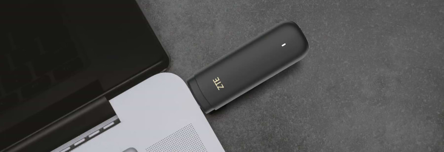 מודם סלולרי ZTE F30 Pro WIFI6 4G USB-C - צבע שחור שנה אחריות ע י היבואן ...