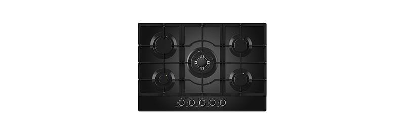 כיריים אלקטרה 100120/8800 זכוכית שחורה 5 להבות - מחסני חשמל