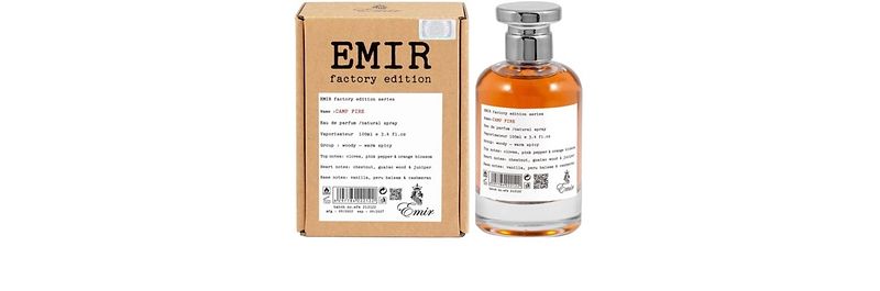 בושם יוניסקס Emir CAMP FIRE perfumed water unisex 100ML - מחסני חשמל