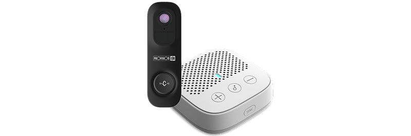 פעמון דלת חכם עם מצלמה Provision-ISR DCAM-03 - צבע שחור שנה אחריות ע י היבואן הרשמי - מחסני חשמל