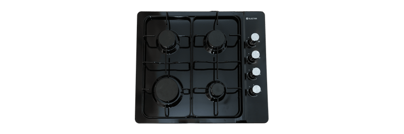 כיריים גז 4 להבות Electra EL4034BL - גימור שחור אחריות ע י היבואן הרשמי ...