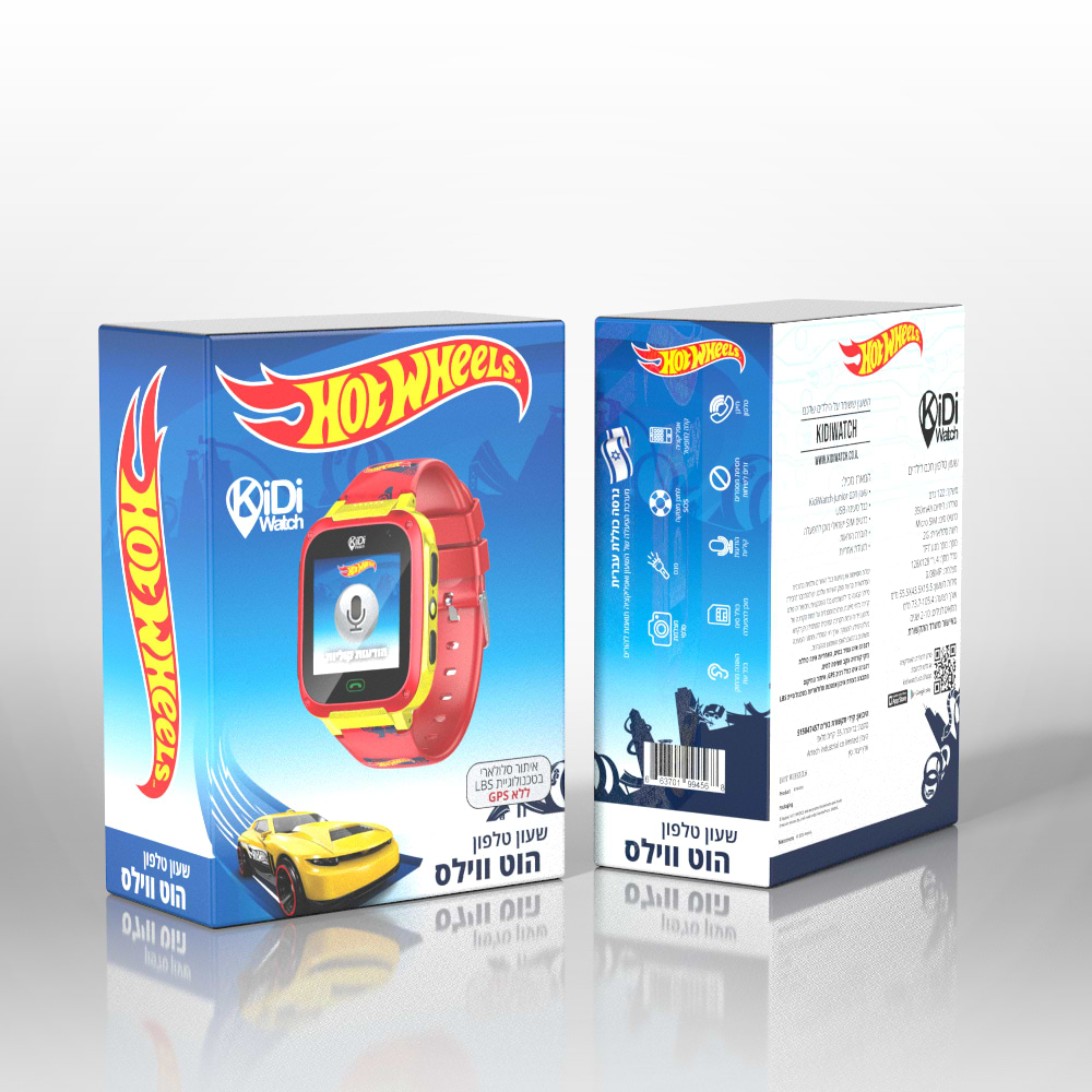 שעון חכם לילדים KidiWatch Watch G4 - צבע אדום שנה אחריות ע י היבואן הרשמי - מחסני חשמל