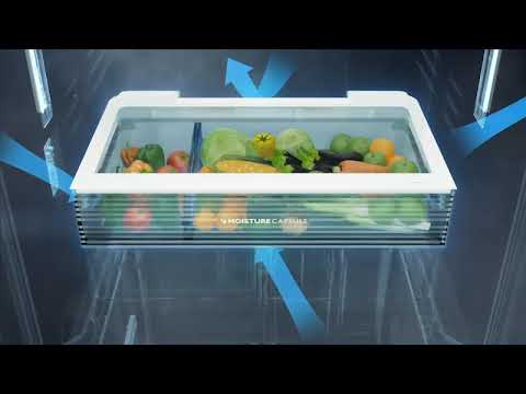 מקרר 4 דלתות מקפיא תחתון 578 ליטר נטו Sharp SJ-8950-SL - גימור נירוסטה מושחרת אחריות ע י היבואן ...