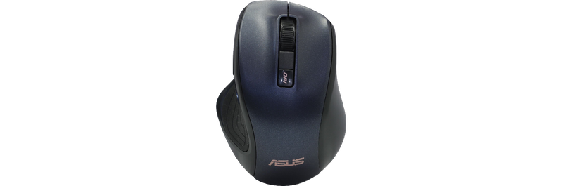 עכבר אלחוטי Asus MW202 - צבע כחול שנה אחריות ע י היבואן הרשמי - מחסני חשמל