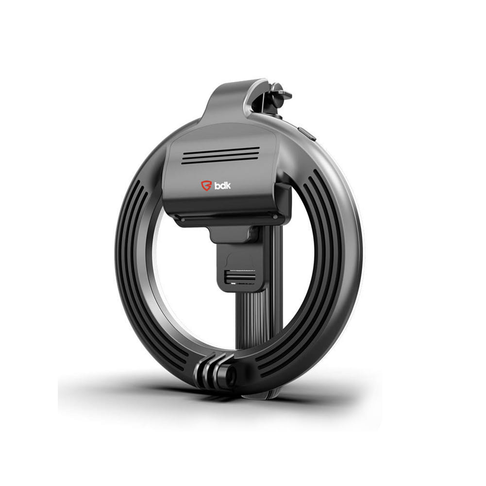 חצובה רינג לייט עם שלט BDK Selfie Ring Pro 7 - צבע שחור - מחסני חשמל