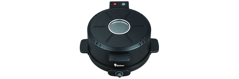 מכשיר להכנת פיתות ופיצות עם תרמוסטט Selmor SE-367 - אחריות ע י היבואן הרשמי - מחסני חשמל