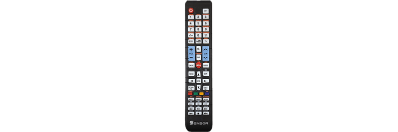 שלט אוניברסלי לטלוויזיה Sensor TVS1 - מחסני חשמל