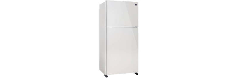 מקרר מקפיא עליון 604 ליטר נטו Sharp SJ-GTR820G-WH - גימור זכוכית לבנה אחריות ע י היבואן הרשמי ...
