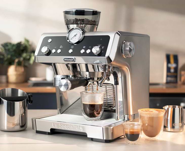 מכונת קפה ידנית חכמה DeLonghi EC9355.M 1450W - שנתיים אחריות ע י היבואן ...