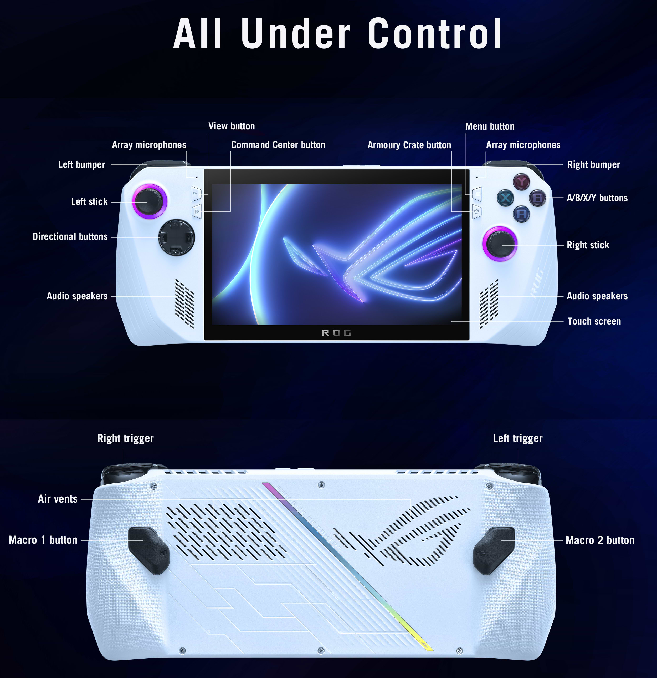 Asus ROG Ally (2023) RC71L Ryzen Z1 Extreme Handheld Game, 11/26/2023