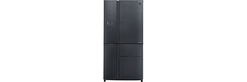 מקרר 5 דלתות 668 ליטר Sharp SJ-9630-SL עם התקן שבת מהדרין - גימור נירוסטה מושחרת אחריות ע י ...